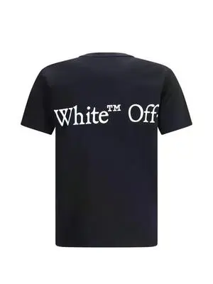 Off-White Bookish Scarf Logo-print T-shirt - Black