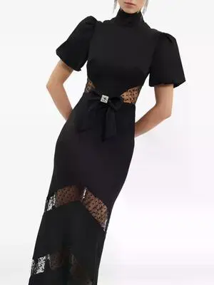 Rebecca Vallance Noire Short Sleeve Gown