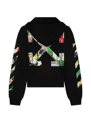 Off-White Arrows Diag-stripe Hoodie
