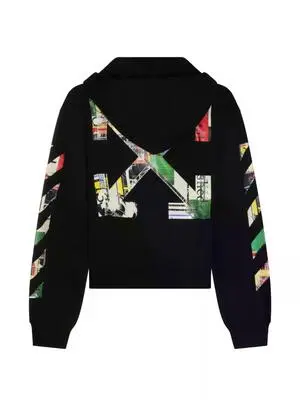 Off-White Arrows Diag-stripe Hoodie