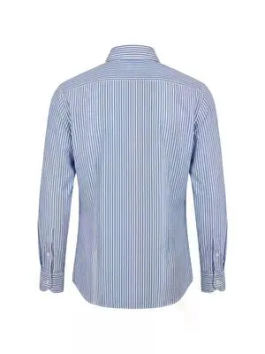 XACUS Striped Long-sleeve Shirt - Blue