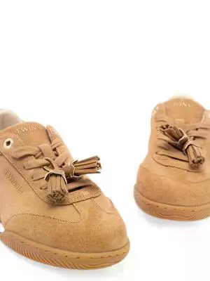 TWINSET Tassel Detail Suede Sneakers