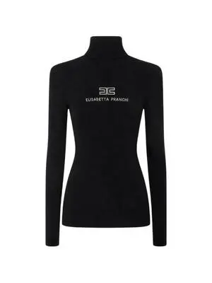 Elisabetta Franchi Logo Sweaters For Women