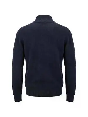 Malo Half-zip Cashmere Sweater - Blue