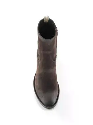 Officine Creative Suede Ankle Boots