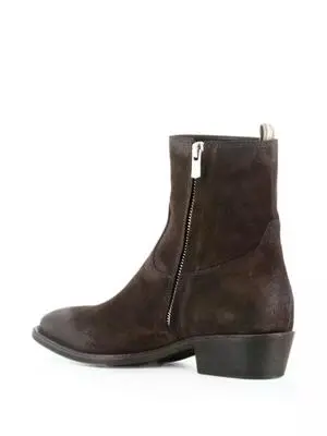 Officine Creative Suede Ankle Boots