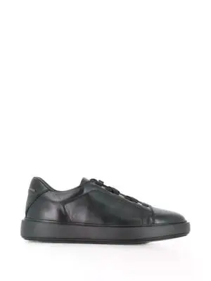 Officine Creative Leather Lace-up Sneakers - Black