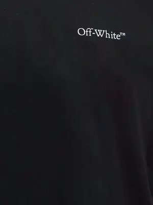 Off-White Small Bookish Logo-print T-shirt - Black