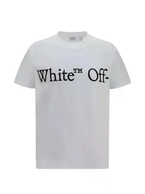 Off-White Bookish Scarf T-shirt - White