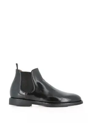 Officine Creative Leather Chelsea Boots - Black