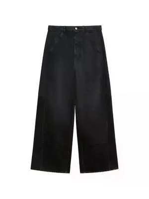 Marni Carpenter-pocket Oversized Jeans - Black