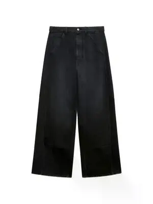 Marni Carpenter Pocket Oversized Jeans - Black