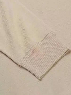 Stone Island Logo Patch Fine Knit Sweater
