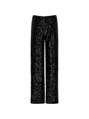 P.a.r.o.s.h Sequin-embellished Trousers - Black
