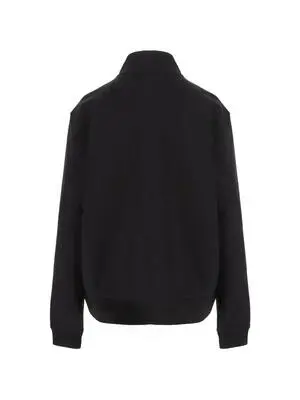 Emporio Armani Logo Plaque Zip-up Sweater