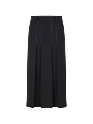 SEMICOUTURE Janette Pleated Midi Skirt