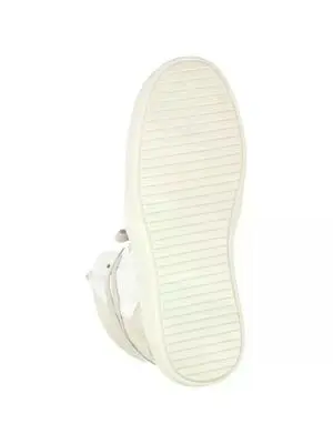Rick Owens Geobasket High-top Leather Sneakers - White