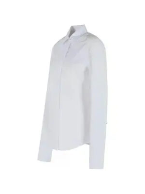 Sportmax Cotton Poplin Shirt With Classic Collar