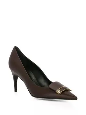 SERGIO ROSSI Sr Evolv" Plaque-detail Pumps - Red
