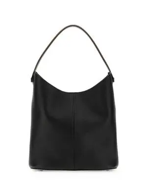 MAISON MARGIELA Dress-age Grained Leather Tote Bag - Black