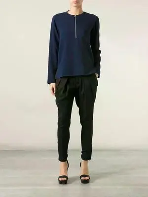 Stella McCartney Zip Fastening Blouse - Blue