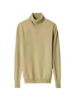LEMAIRE Stand-collar Sweater In Cashmere - Green