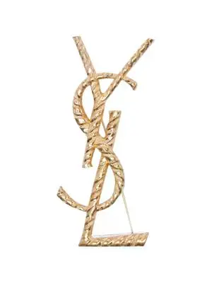 Saint Laurent Cassandre Brooch - Gold