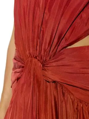 Zimmermann Indra Plunge Neckline Cut-out Maxi Dress