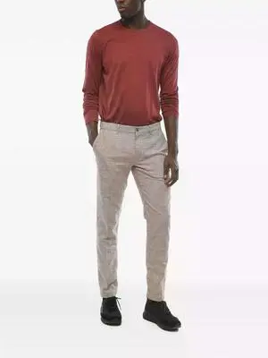 CRUNA Newtown Houndstooth-pattern Trousers