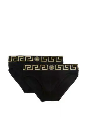 Versace Greca Medusa Briefs - Black
