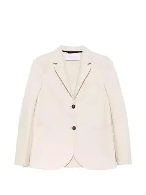 Harris Wharf London Notched Lapel Single-breasted Blazer - Neutrals