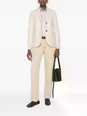Harris Wharf London Notched Lapel Single-breasted Blazer - Neutrals