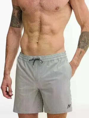 ALLSAINTS Seersucker Striped Swim Shorts - White