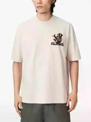 ALLSAINTS Cacti Graphic-print T-shirt - Neutrals