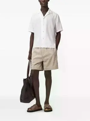 ALLSAINTS Sepal Short-sleeve Linen Shirt
