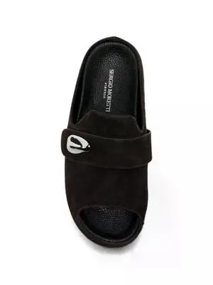 SERGIO MORETTI FIRENZE Embellished Open-toe Sandals