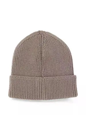 The North Face Logo-patch Beanie Hat - Neutrals