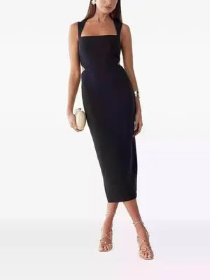 BWLDR Riri Square-neck Midi Dress