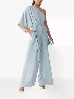 BWLDR One-shoulder Belted Jumpsuit