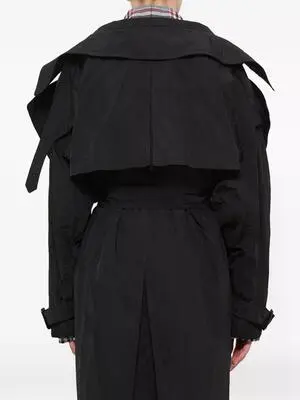 JUUN.J Belted Oversized Collar Coat