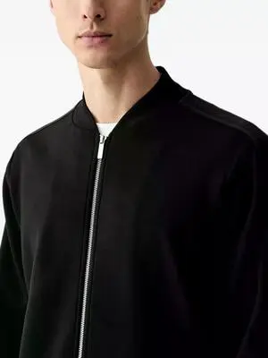 Karl Lagerfeld Logo Tape Zip-up Cardigan
