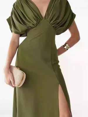 BWLDR V-neck Maxi Dress