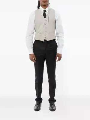 Corneliani Button-up Jetted-pockets Waistcoat