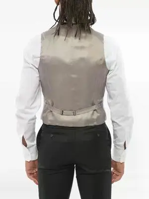 Corneliani Button-up Jetted-pockets Waistcoat