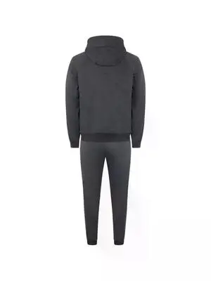 MOORER Zip-up Hooded Tracksuit - Grey