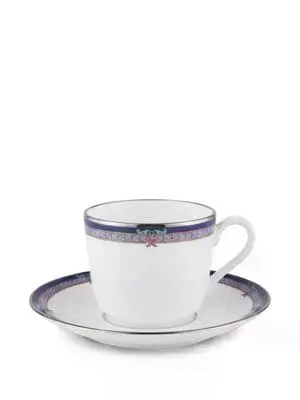 GINORI 1735 Patterned Teacup And Saucer