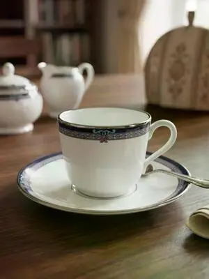 GINORI 1735 Patterned Teacup And Saucer