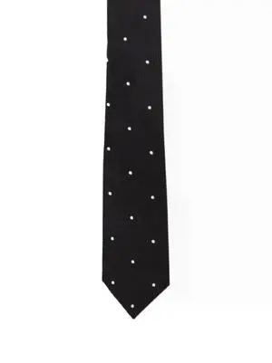 TOM FORD Polka-dot Neck Tie - Black