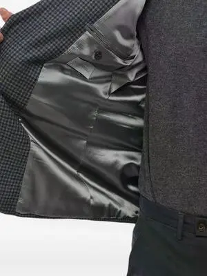 Corneliani Nino Danieli Checked Single-breasted Blazer