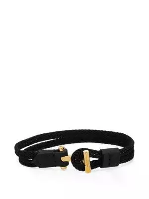 TOM FORD T-bar Braided Bracelet - Gold